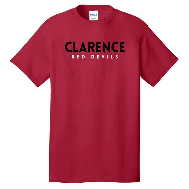 Red Devils Short Sleeve Tee - Clarence - Artdog Designs Inc